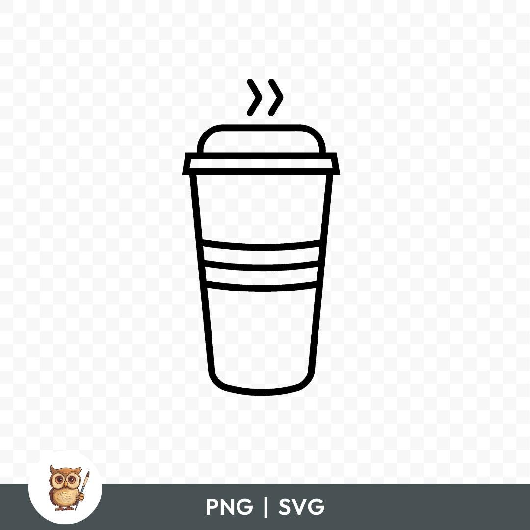 Takeaway Coffee Cup SVG Bundle, Takeaway Cup Clipart, 15 Coffee Cup Cut ...