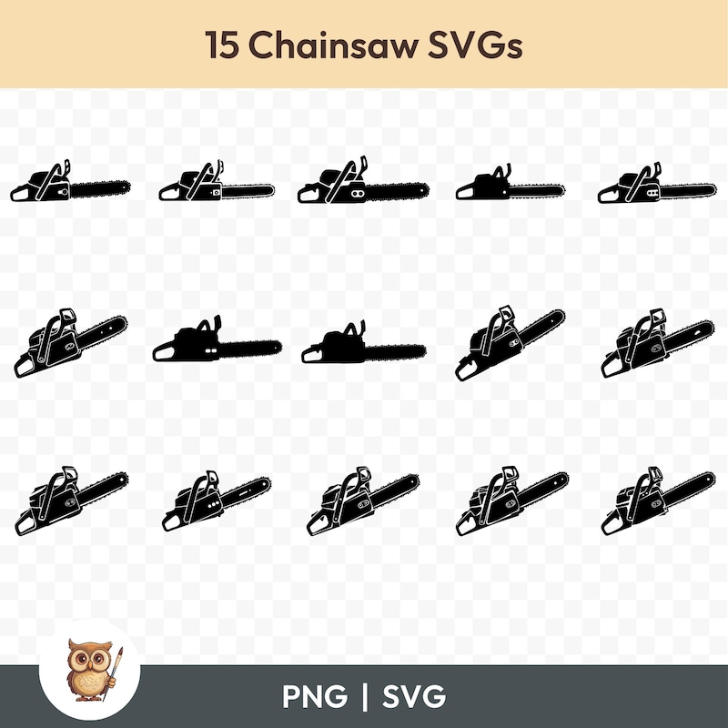 Chainsaw Svg - Etsy