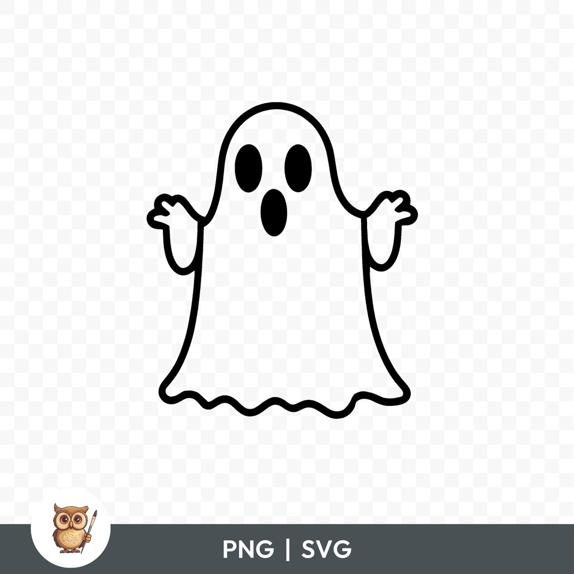Ghost SVG Bundle, Ghost Clipart, 15 Ghost Cut Files for Cricut, PNG and ...