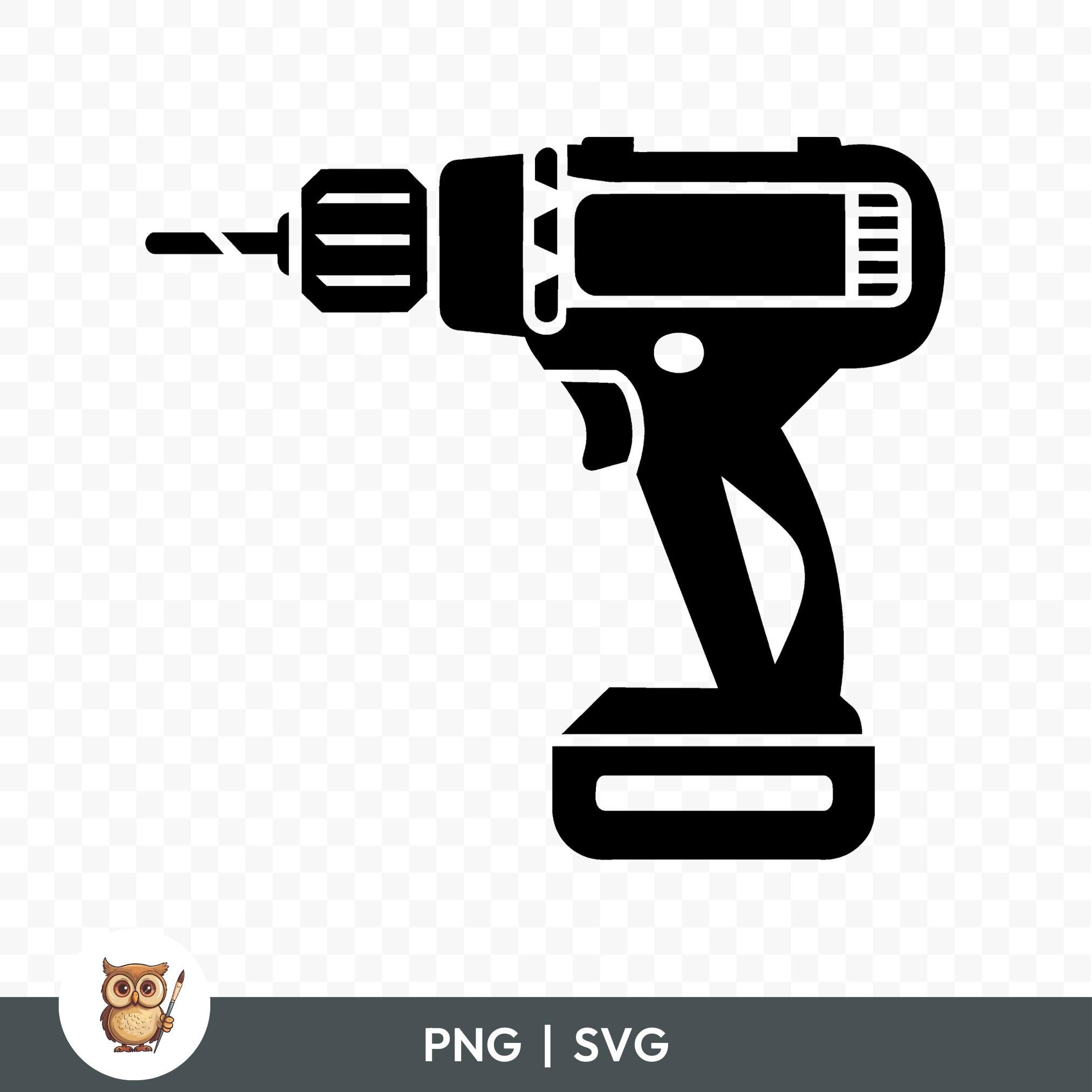 Power Drill SVG Bundle, Drill Clipart, 15 Power Drill Cut Files for ...