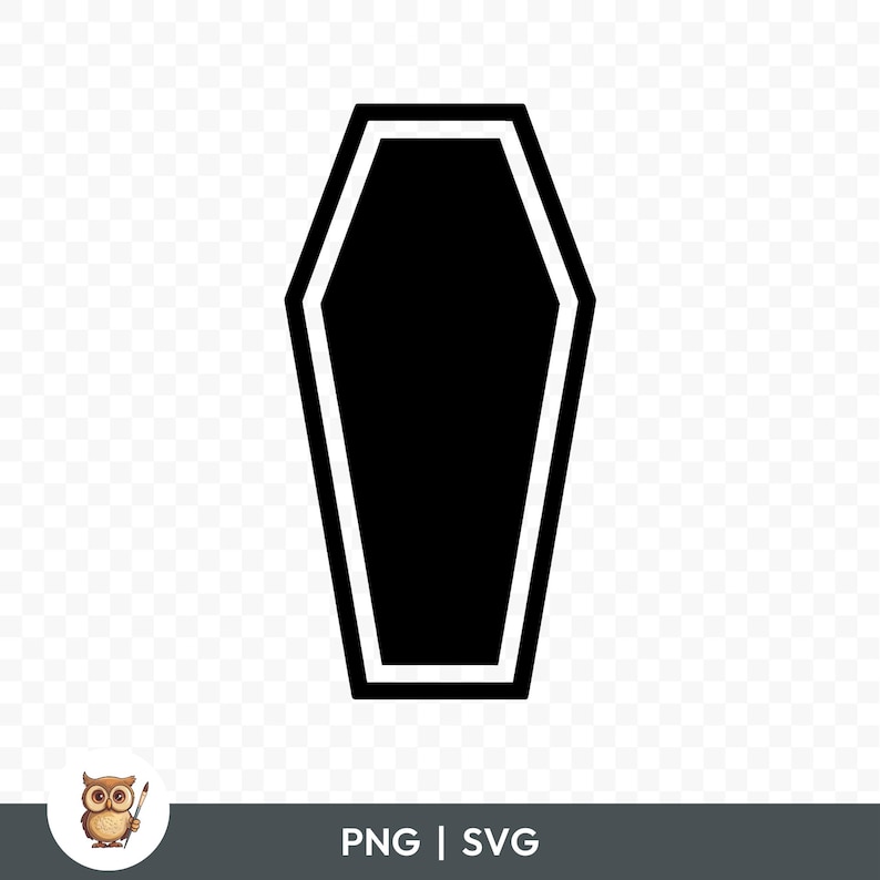 Coffin Silhouette SVG Bundle, Coffin Clipart, 15 Coffin Cut Files for ...