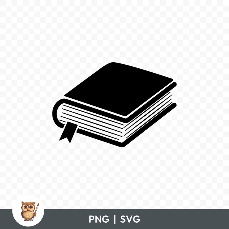 Book SVG Bundle, Book Clipart, 15 Book Cut Files for Cricut, PNG and ...