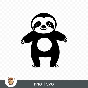Sloth SVG Bundle, Sloth Clipart, 15 Sloth Cut Files for Cricut, PNG and ...