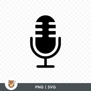 Microphone SVG Bundle, Microphone Clipart, 15 Microphone Icon Cut Files ...