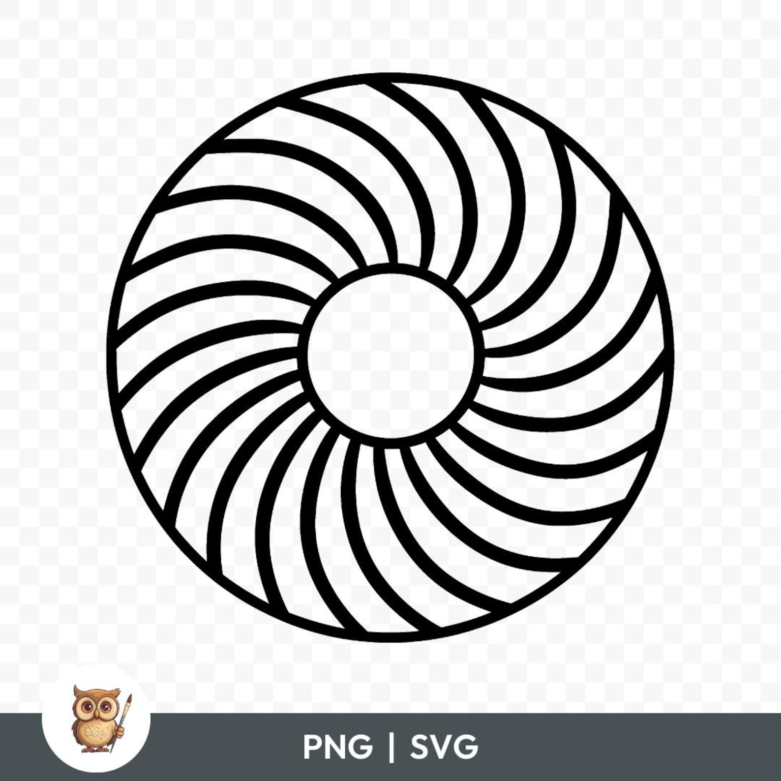 Spiral SVG Bundle, Spiral Clipart, 15 Spiral Cut Files for Cricut, PNG ...