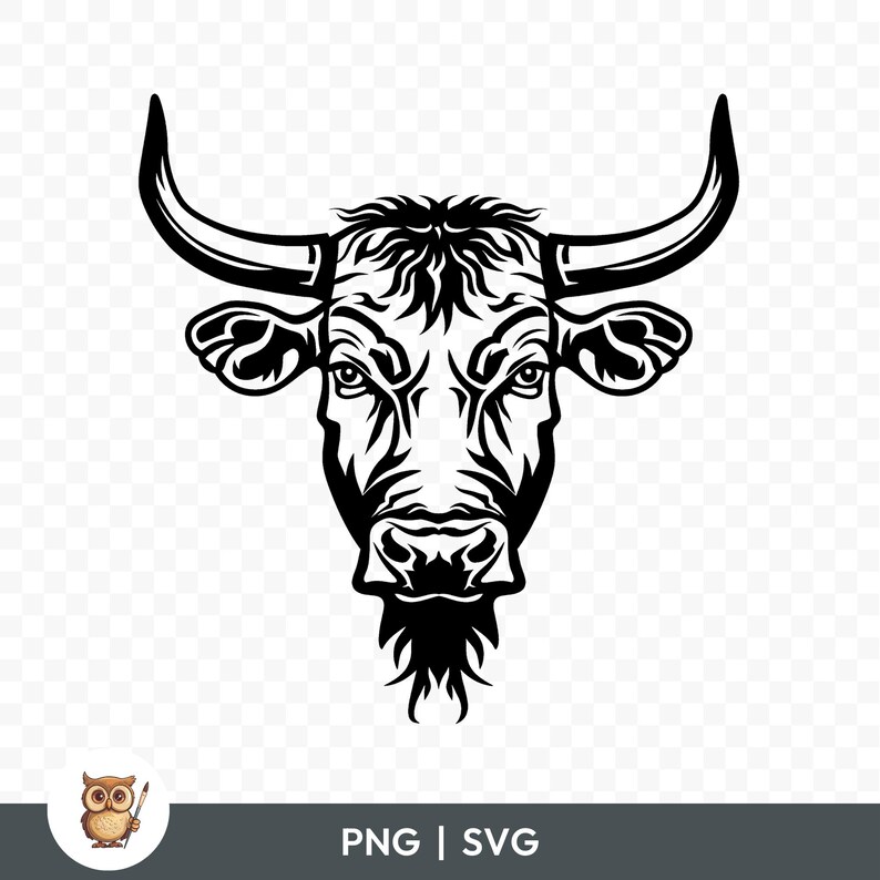 Bull Head SVG Bundle, Bull Head Clipart, 15 Bull Head Cut Files for ...