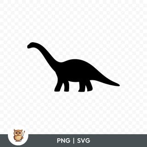 Brachiosaurus Silhouette SVG Bundle, Brachiosaurus Clipart, 15 ...