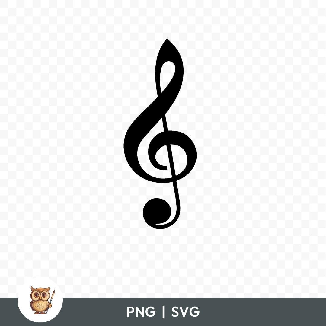 Treble Clef SVG Bundle, Music Clipart, 15 Music Theory Cut Files for ...