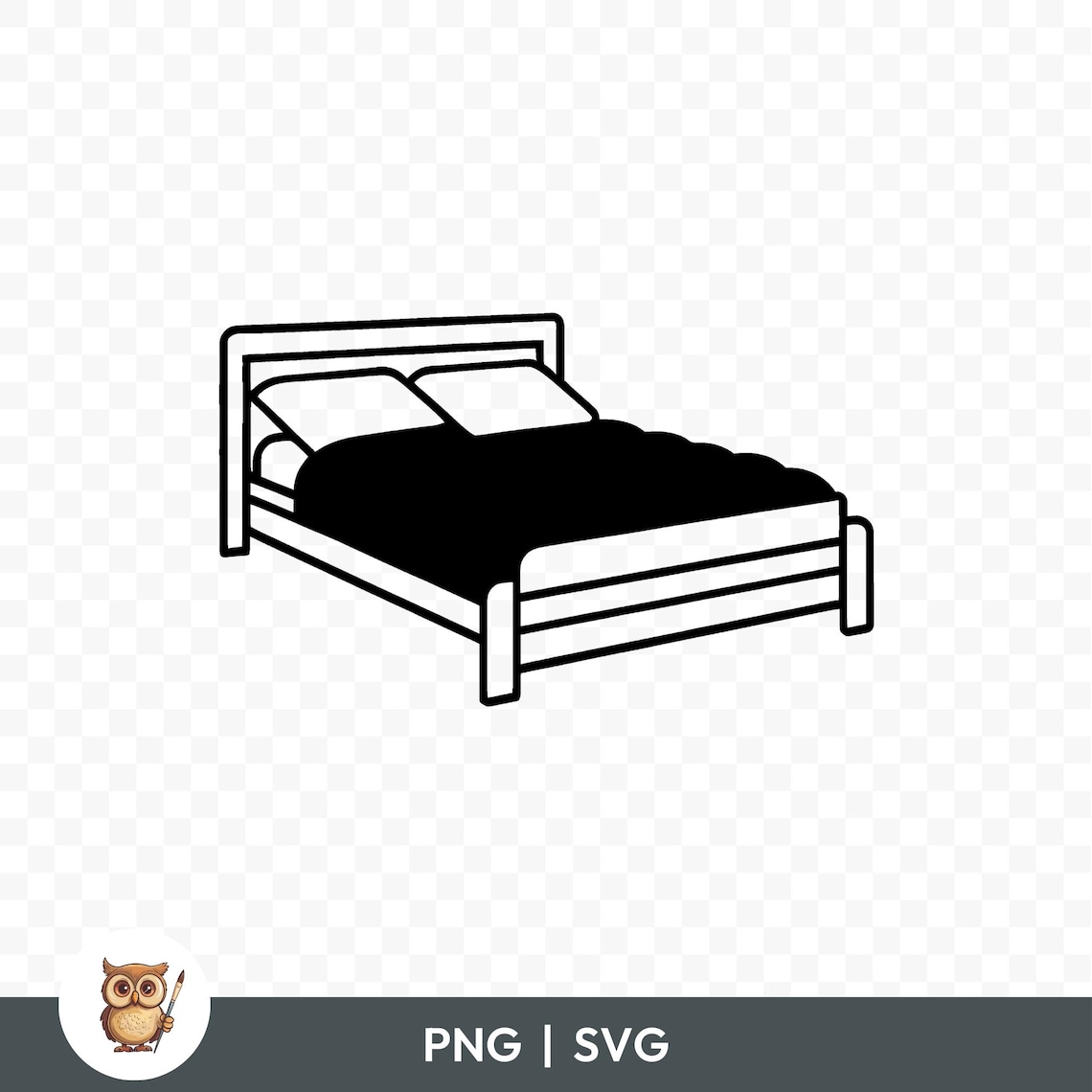 Bed SVG Bundle, Bed Clipart, 15 Bed Cut Files for Cricut, PNG and SVG ...