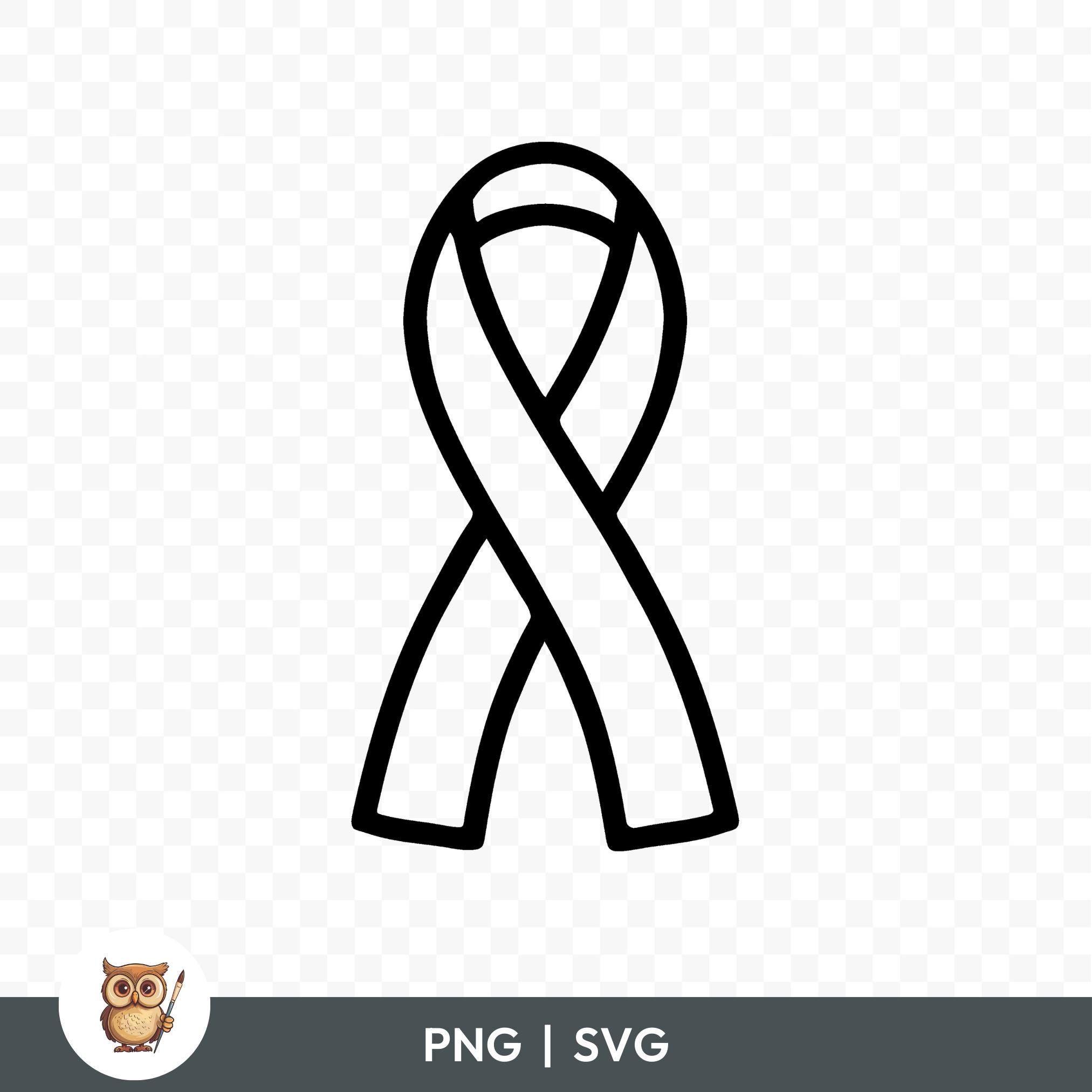 Awareness Ribbon SVG Bundle, Awareness Ribbon Clipart, 15 Ribbon Cut ...