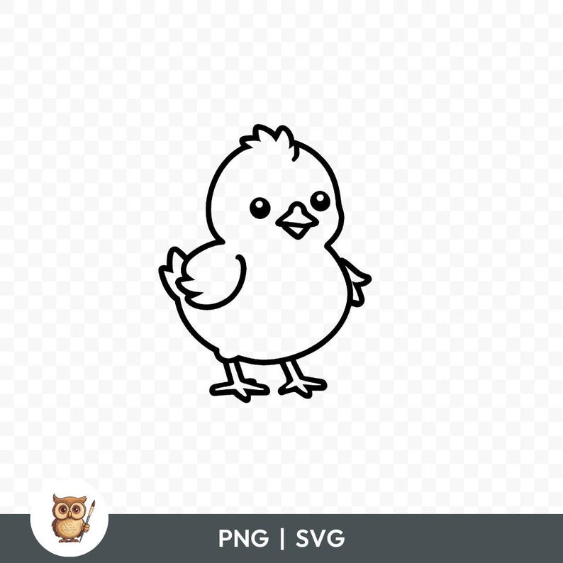 Cute Chick SVG Bundle, Baby Chick Clipart, 15 Chick Cut Files for ...