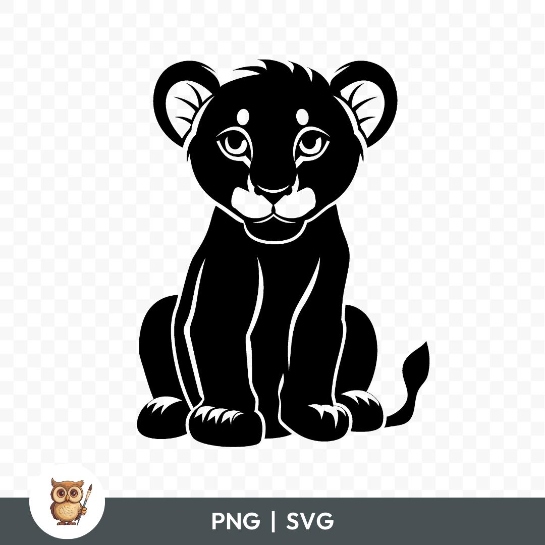 Cute Lion Cub SVG Bundle, Lion Cub Clipart, 15 Cute Lion Cub Cut Files ...