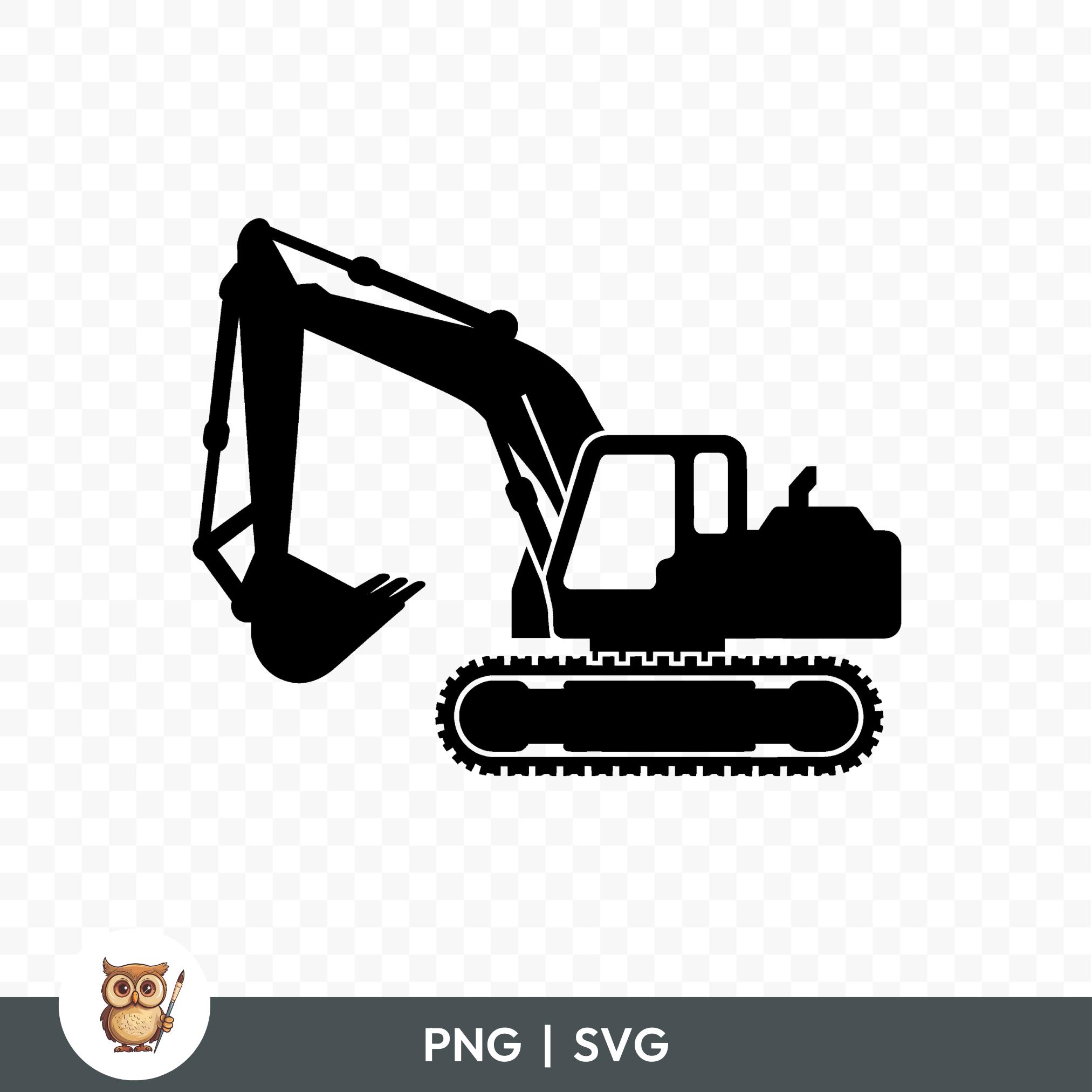 Excavator SVG Bundle, Excavator Icon Clipart, 15 Excavator Cut Files ...