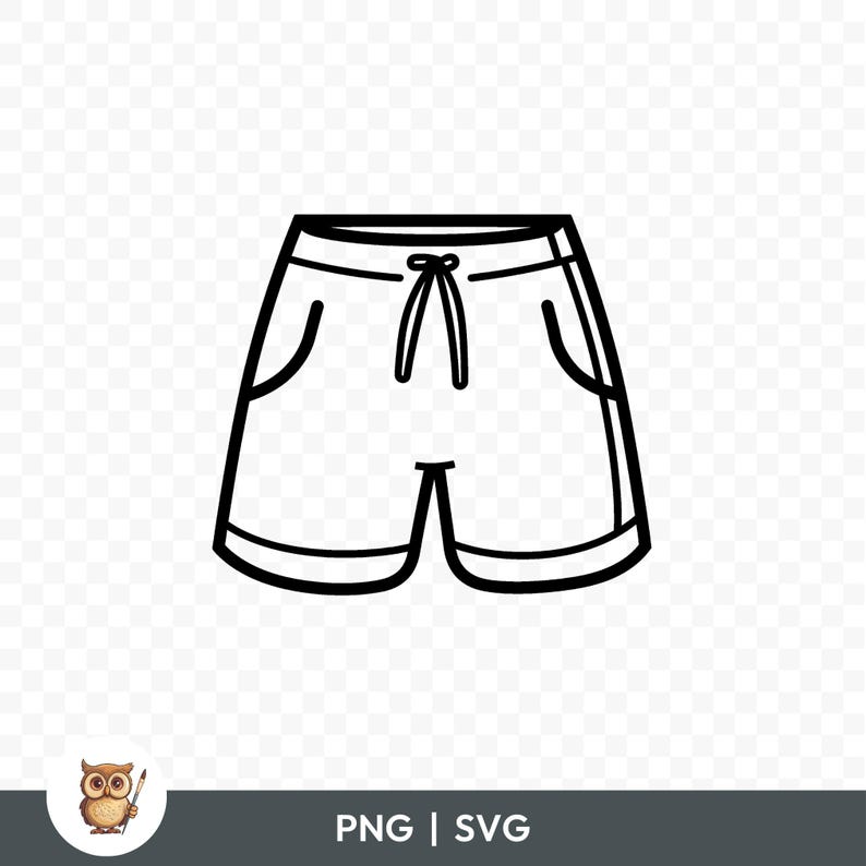 Shorts SVG Bundle, Shorts Clipart, 15 Shorts Cut Files for Cricut, PNG ...