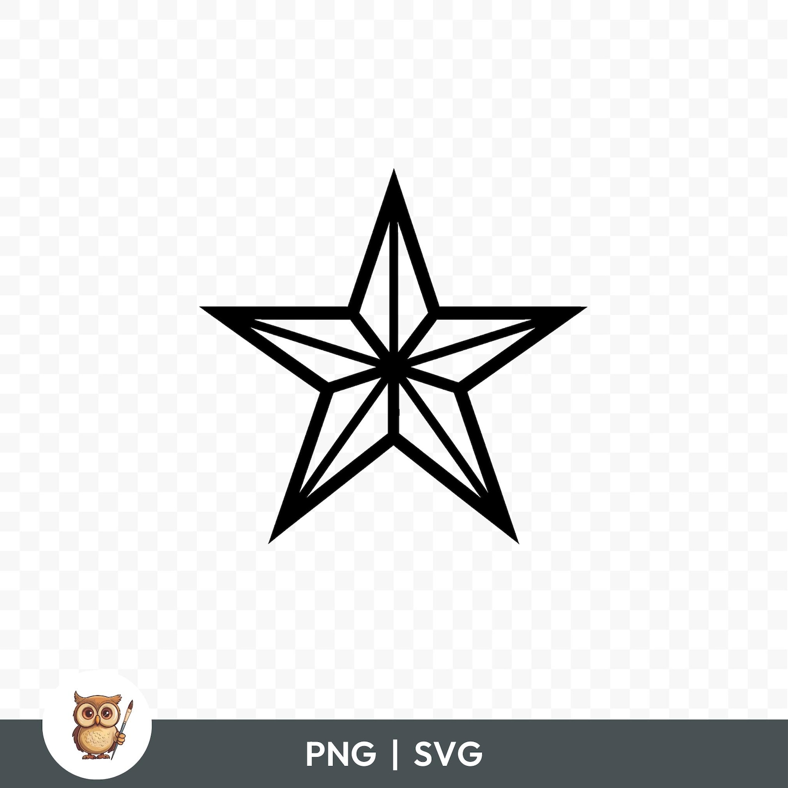 Star Outline SVG Bundle, Simple Star Clipart, 15 Star Cut Files for ...
