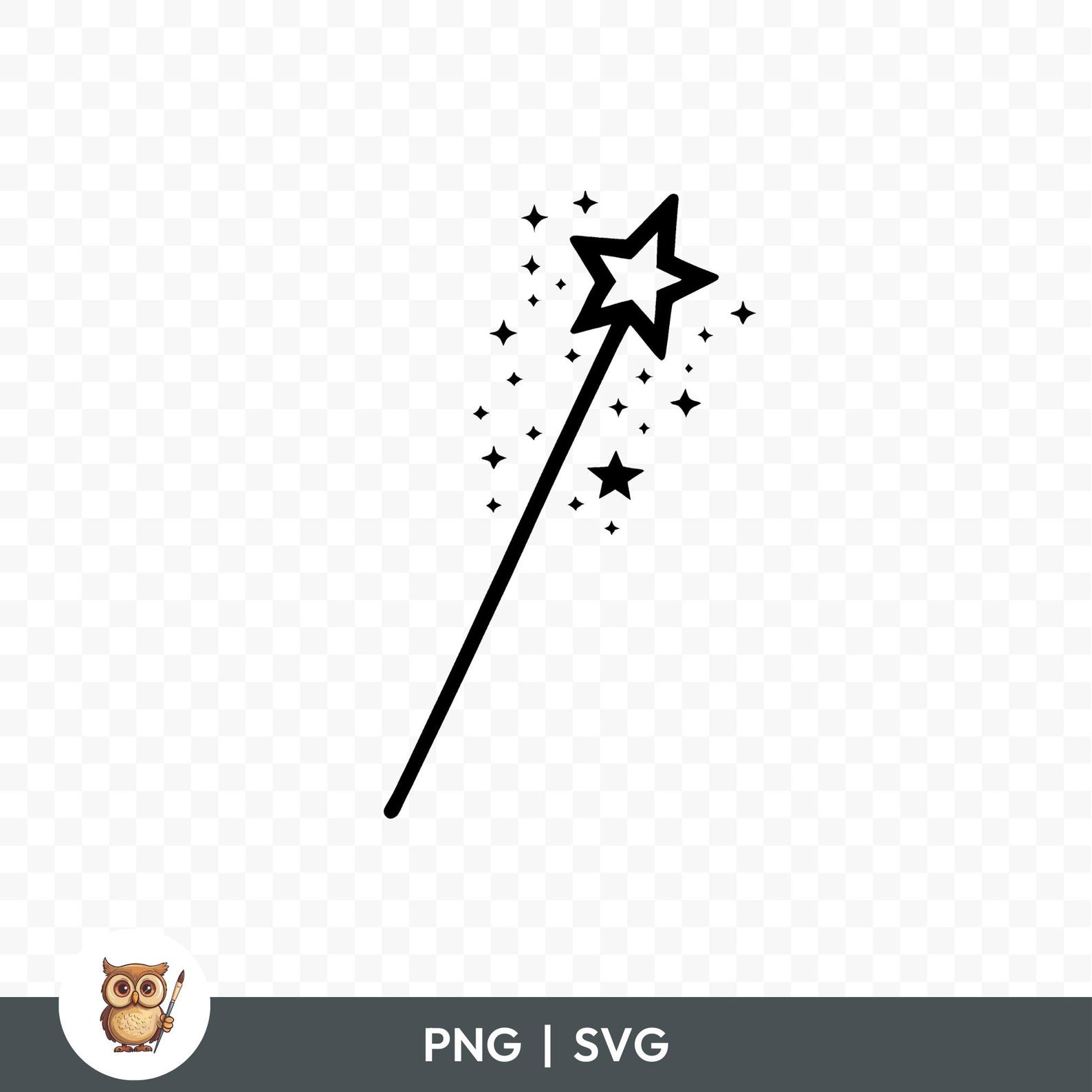 Magic Wand SVG Bundle, Magic Wand Clipart, 15 Magic Wand Cut Files for ...