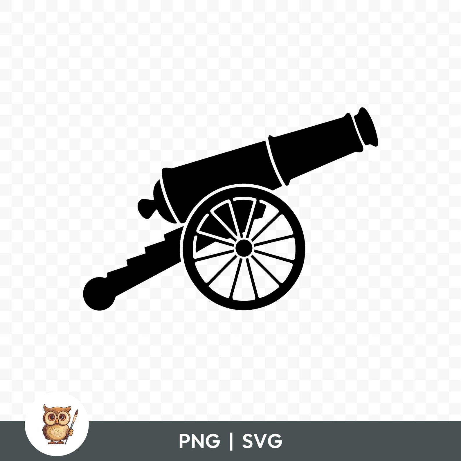 Cannon SVG Bundle, Cannon Clipart, 15 Cannon Cut Files for Cricut, PNG ...