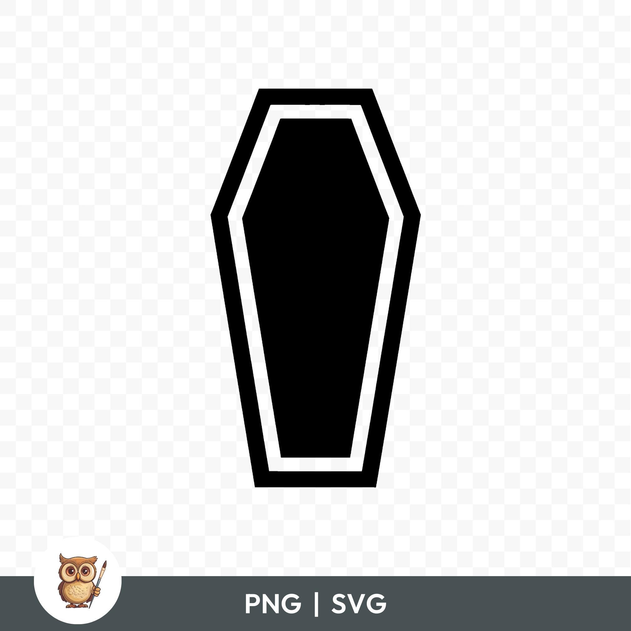 Coffin Silhouette SVG Bundle, Coffin Clipart, 15 Coffin Cut Files for ...