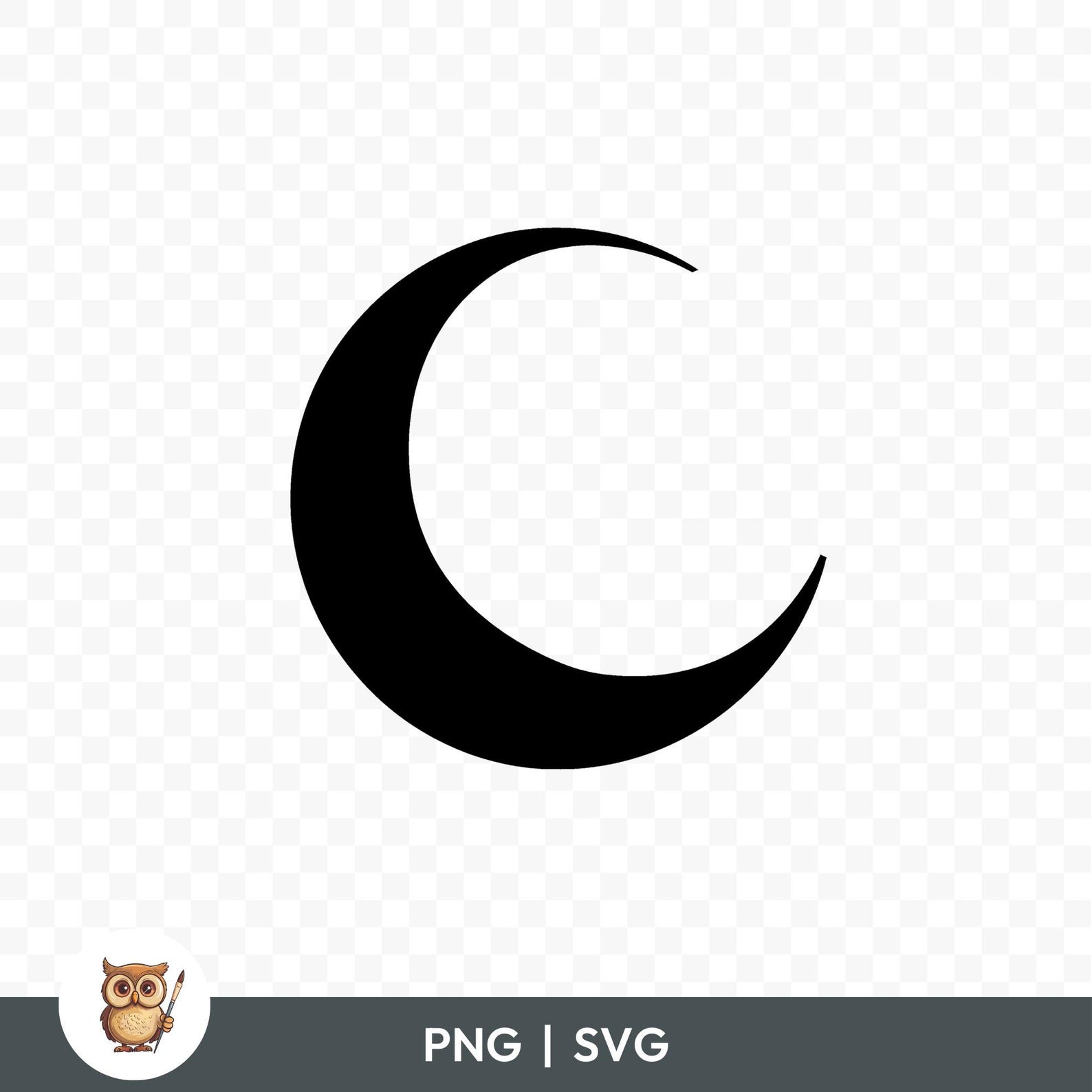 Crescent Moon SVG Bundle, Moon Clipart, 15 Moon Crescent Cut Files for ...