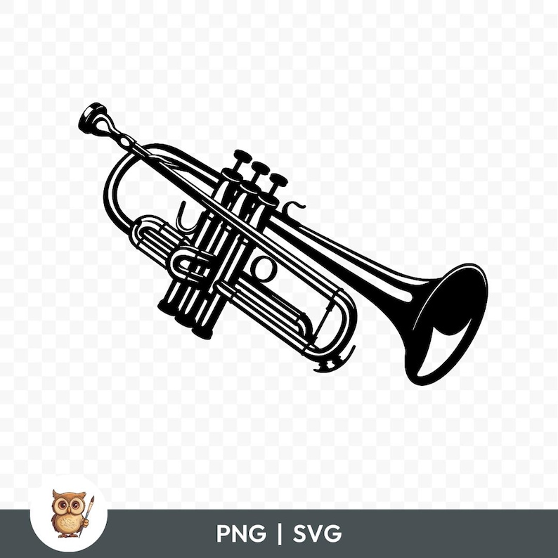 Trumpet SVG Bundle, Trumpet Clipart, 15 Trumpet Cut Files for Cricut ...