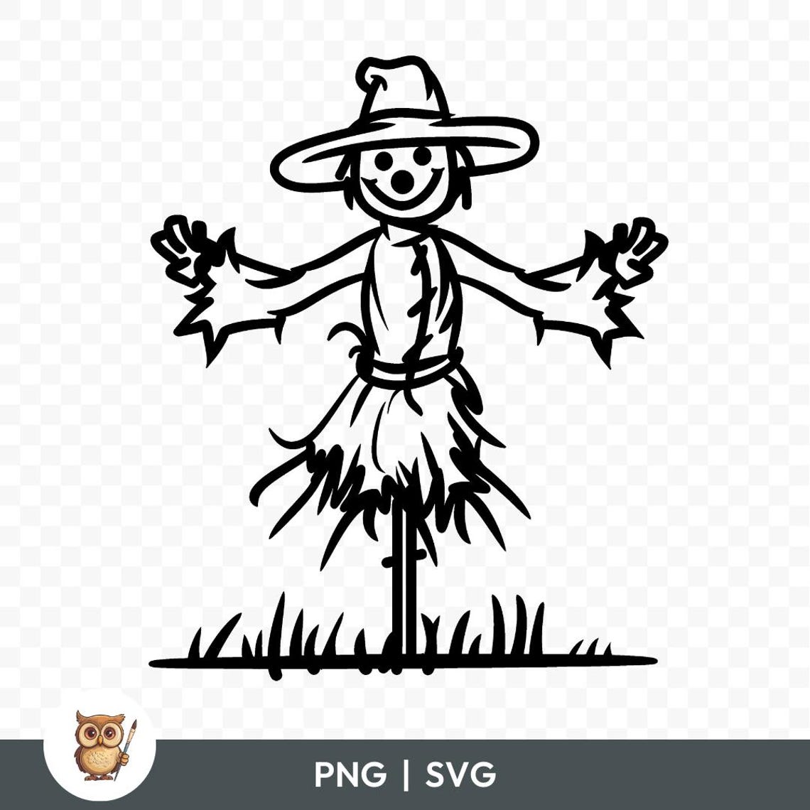 Scarecrow SVG Bundle, Scarecrow Clipart, 15 Scarecrow Cut Files for ...