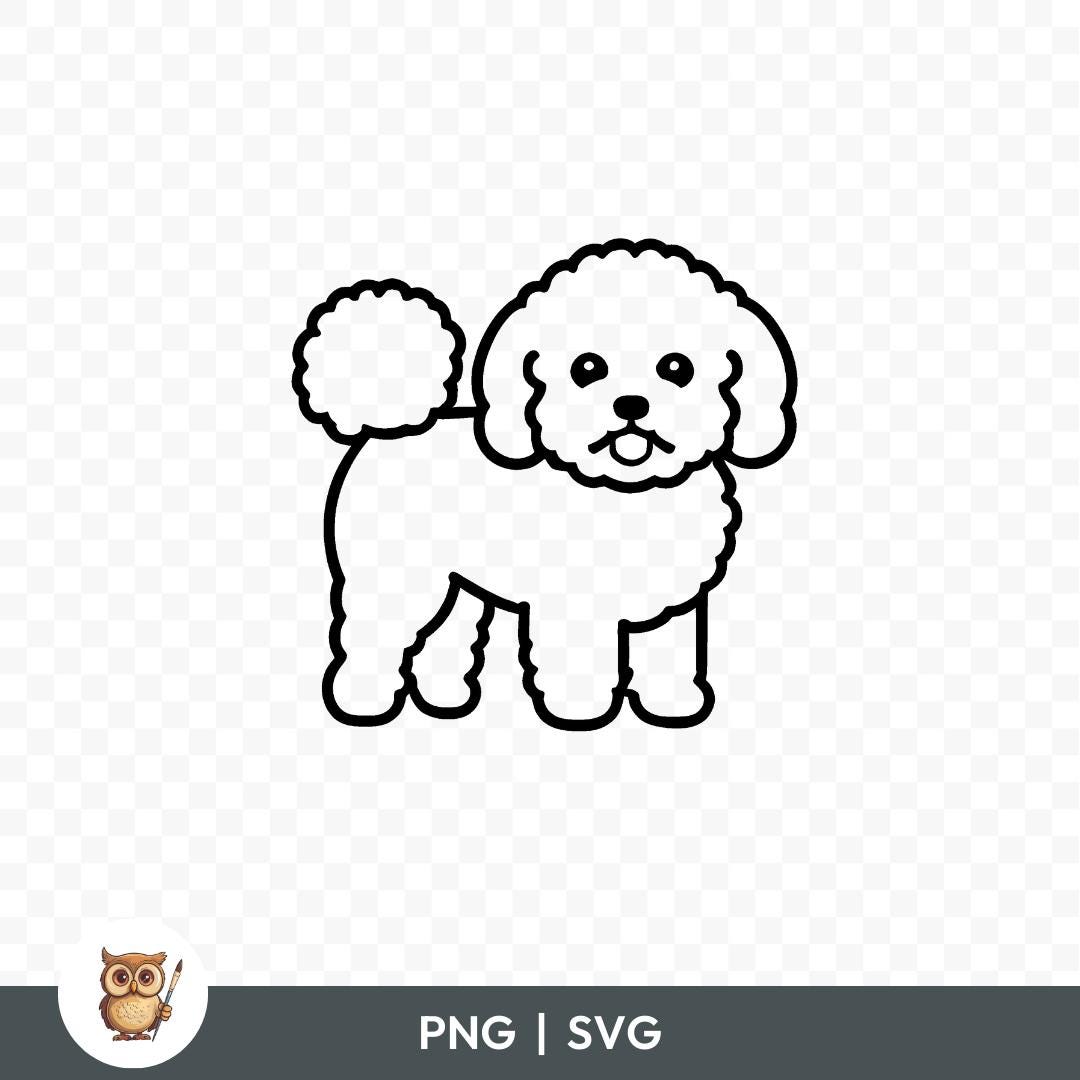 Cute Bichon Frise SVG Bundle, Bichon Frise Clipart, 15 Bichon Frise Cut ...
