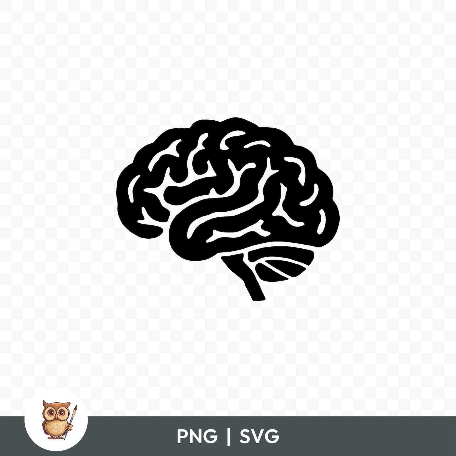 Brain Silhouette SVG Bundle, Brain Clipart, 15 Brain Cut Files for ...