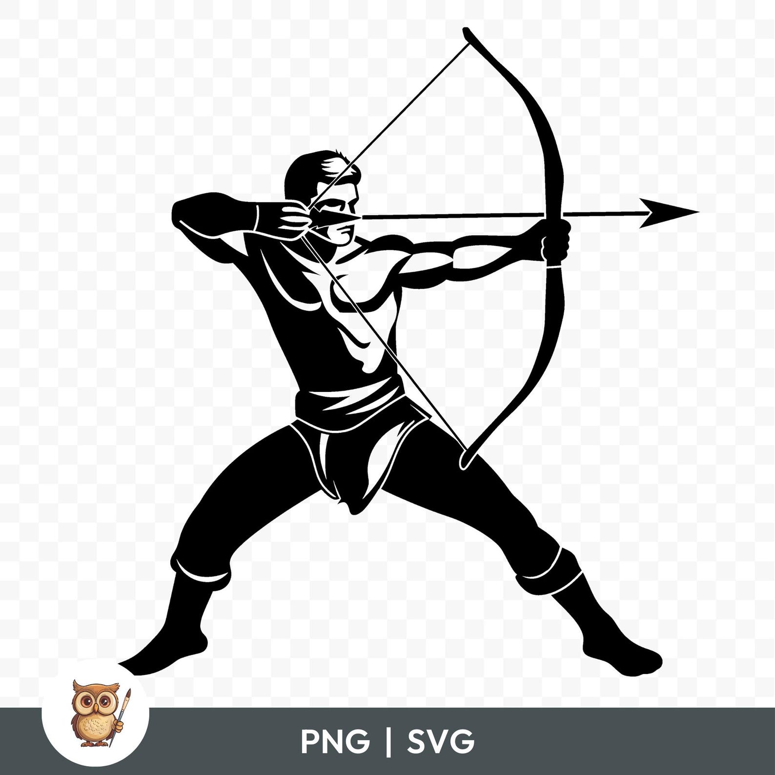 Archer SVG Bundle, Archer Clipart, 15 Archery Cut Files for Cricut, PNG ...