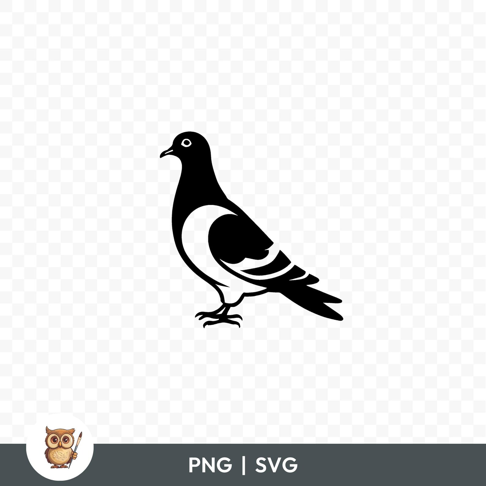 Pigeon Icon SVG Bundle, Pigeon Icon Clipart, 15 Pigeon Icon Cut Files ...