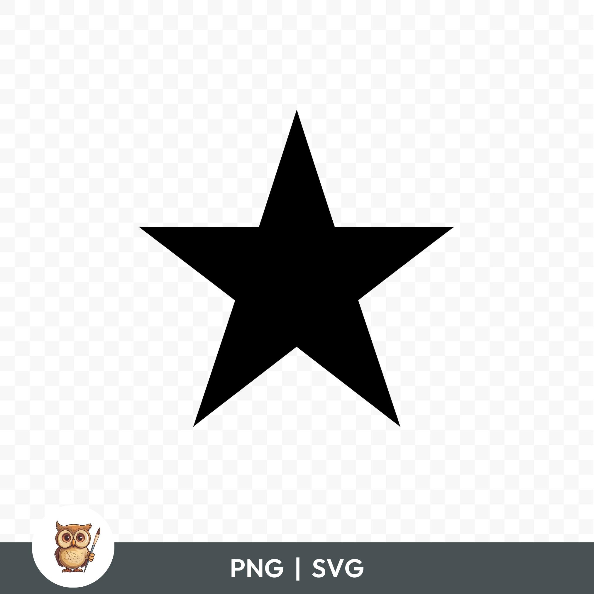 Star Silhouette SVG Bundle, Simple Star Clipart, 15 Star Cut Files for ...