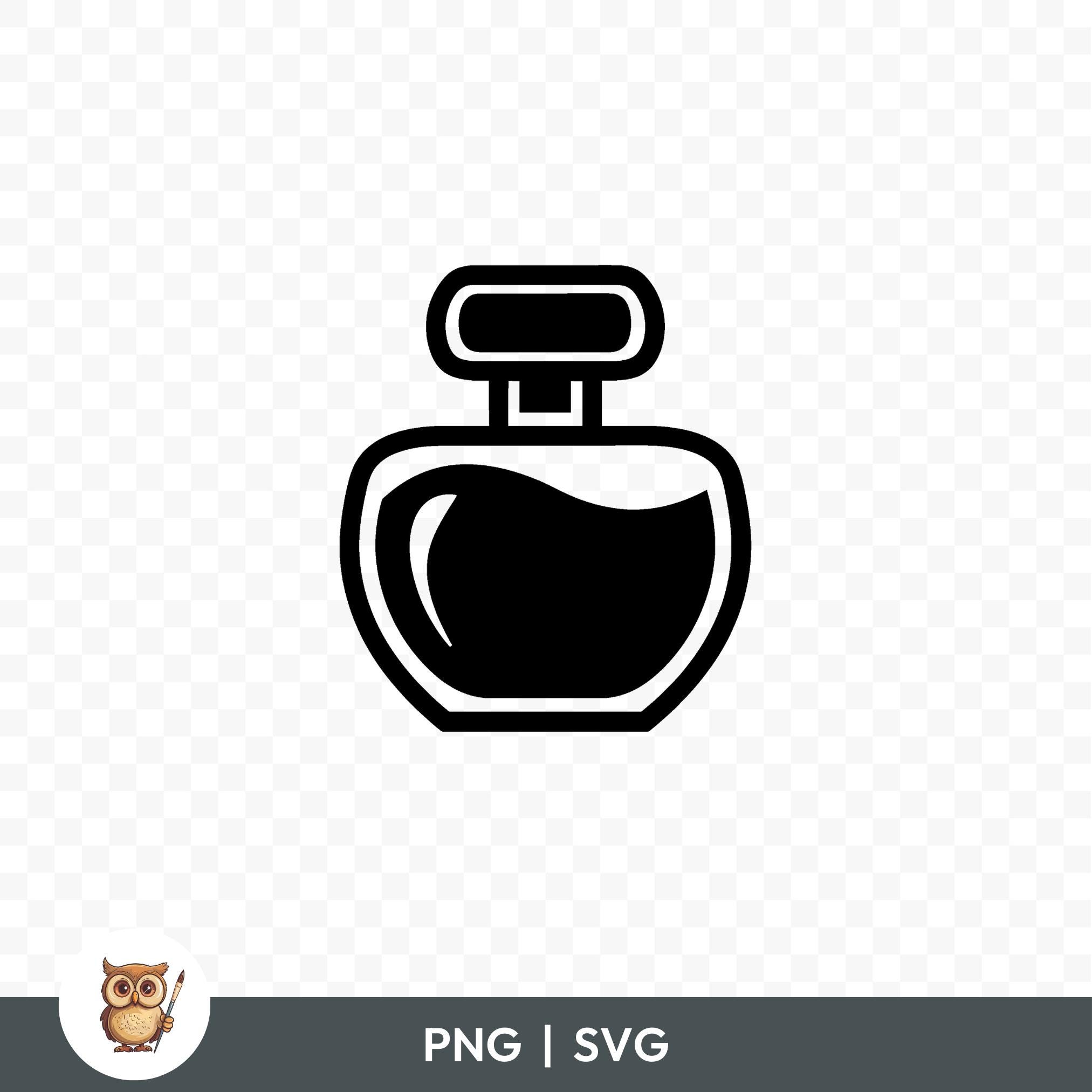 Perfume Bottle SVG Bundle, Perfume Clipart, 15 Perfume Silhouette Cut ...