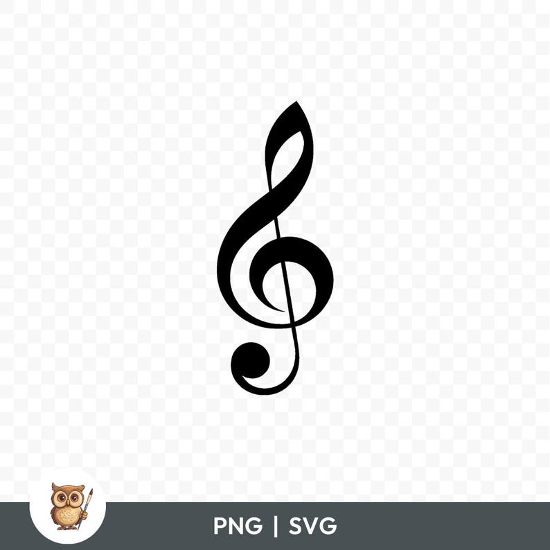 Treble Clef SVG Bundle, Music Clipart, 15 Music Theory Cut Files for ...