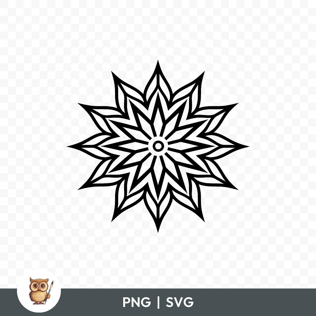Star Mandala SVG Bundle, Star Mandalas Clipart, 15 Star Mandala Cut ...