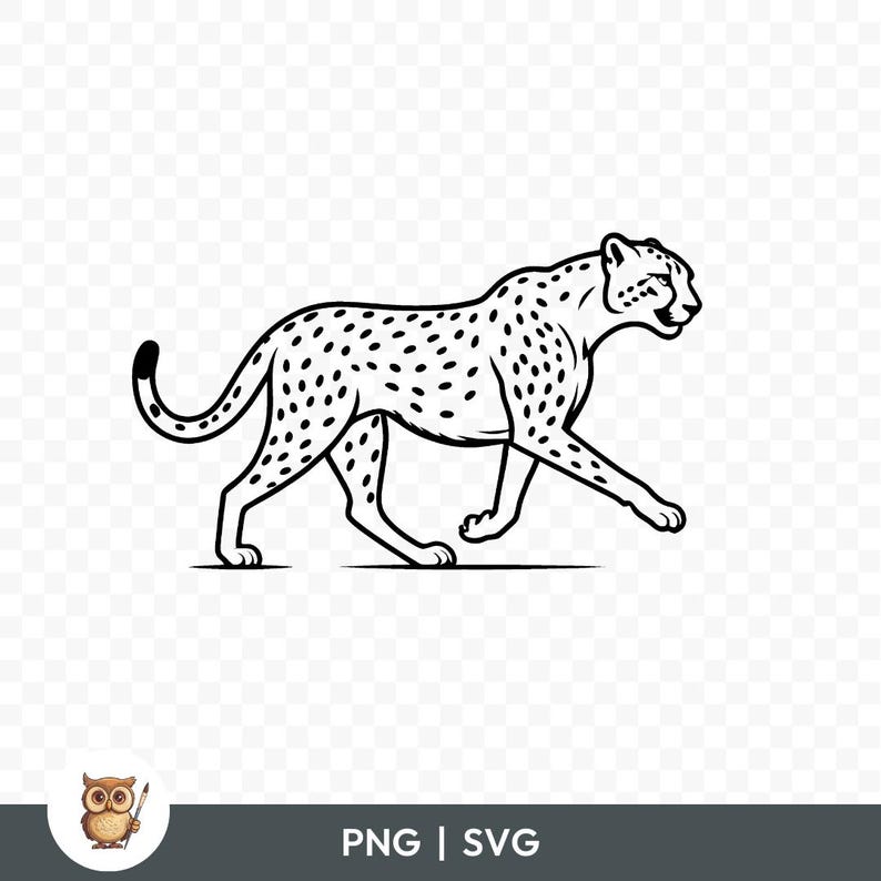 Cheetah SVG Bundle, Cheetah Clipart, 15 Cheetah Cut Files for Cricut ...