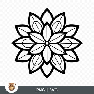 Leaf Mandala SVG Bundle, Leaf Mandalas Clipart, 15 Leaf Mandala Cut ...