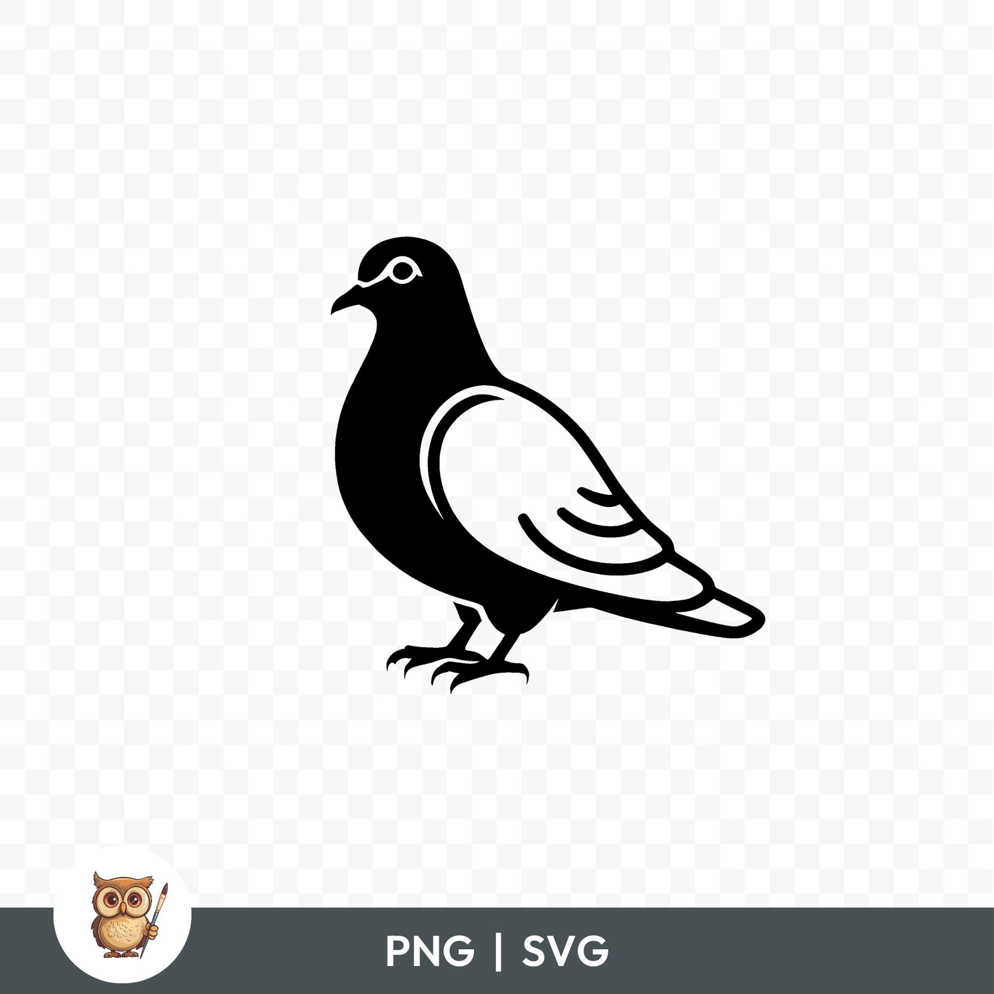 Pigeon Icon SVG Bundle, Pigeon Icon Clipart, 15 Pigeon Icon Cut Files ...