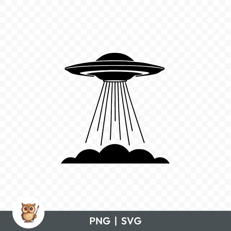 UFO SVG Bundle, Alien Clipart, 15 Alien Ship Cut Files for Cricut, PNG ...