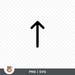 Up Arrow SVG Bundle, up Arrow Clipart, 15 Arrow Silhouette Cut Files ...