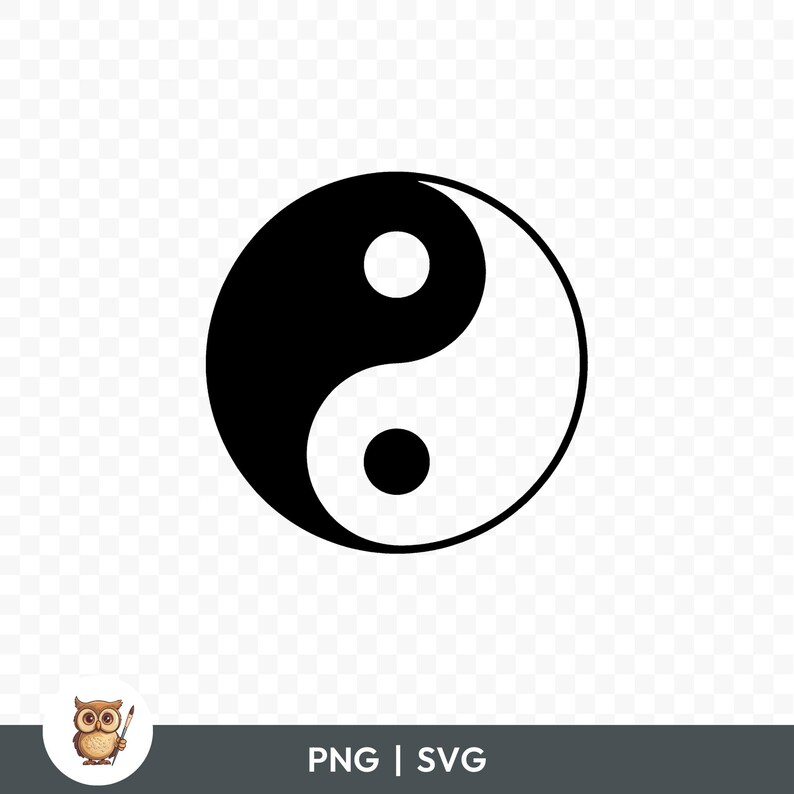 Yin and Yang Symbol SVG Bundle, Yin & Yang Symbol Clipart, 15 Yin Yang ...