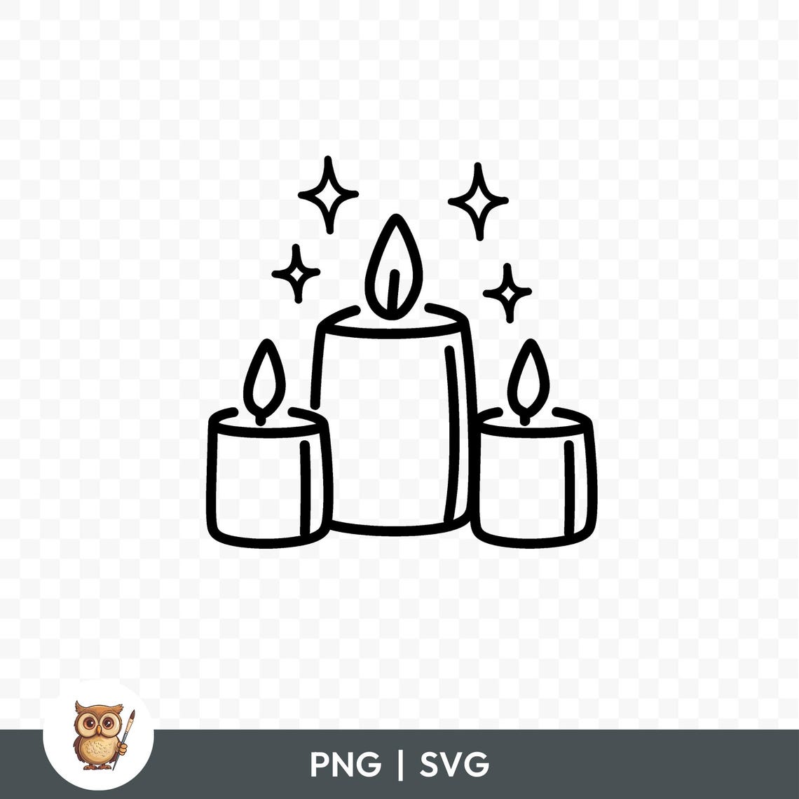 Candles SVG Bundle, Candles Clipart, 15 Candles Cut Files for Cricut ...