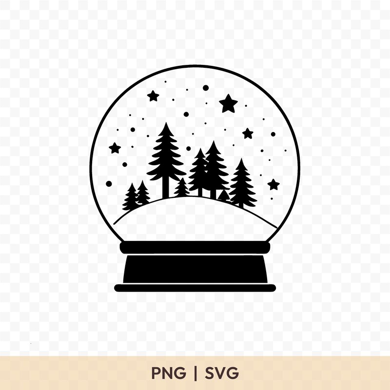 Snow Globes Clipart - Etsy