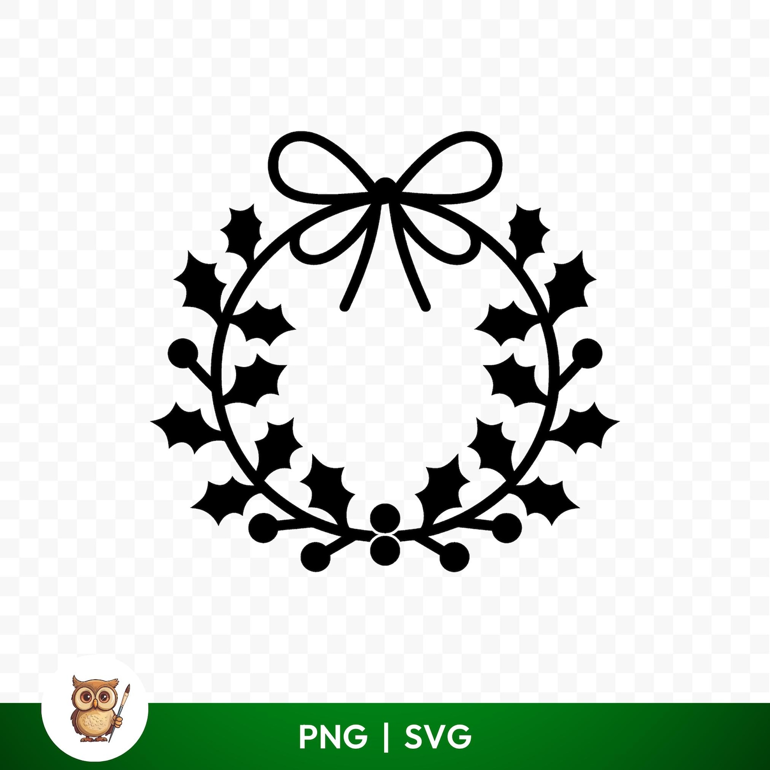 Christmas Wreath SVG Bundle, Christmas Wreath Clipart, Christmas Wreath ...