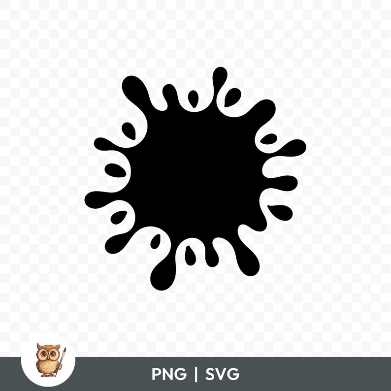 Splat SVG Bundle, Paint Splat Clipart, 15 Splat Cut Files for Cricut ...