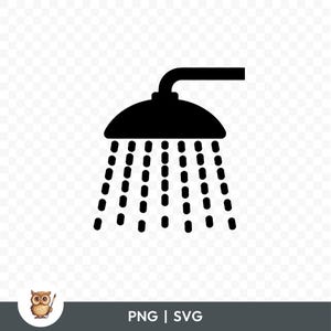 Duschkopf SVG Bundle, Dusche Clipart, 15 Duschkopf Schnittdateien für ...