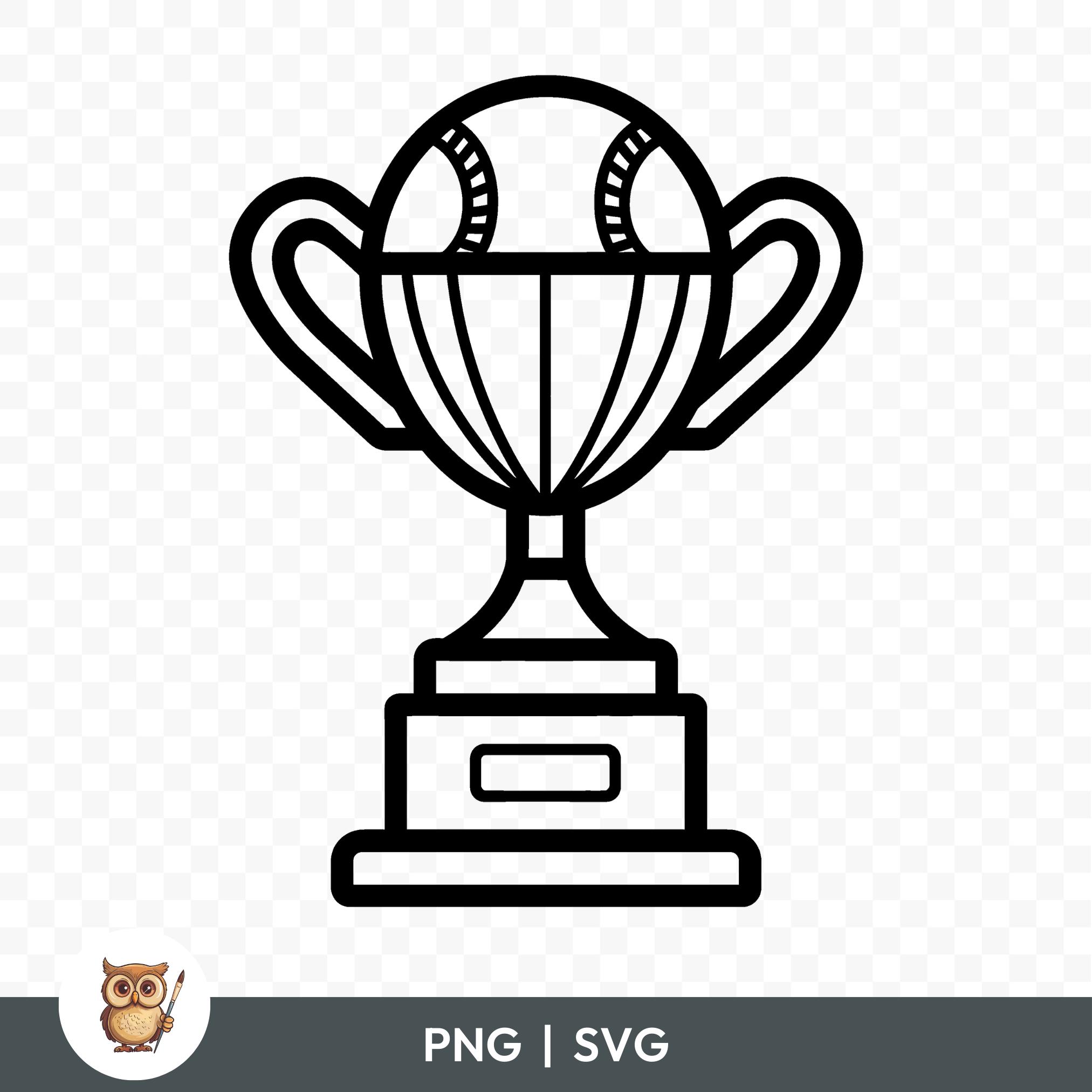 Baseball Trophy SVG Bundle, Baseball Trophy Clipart, 15 Baseball Trophy ...