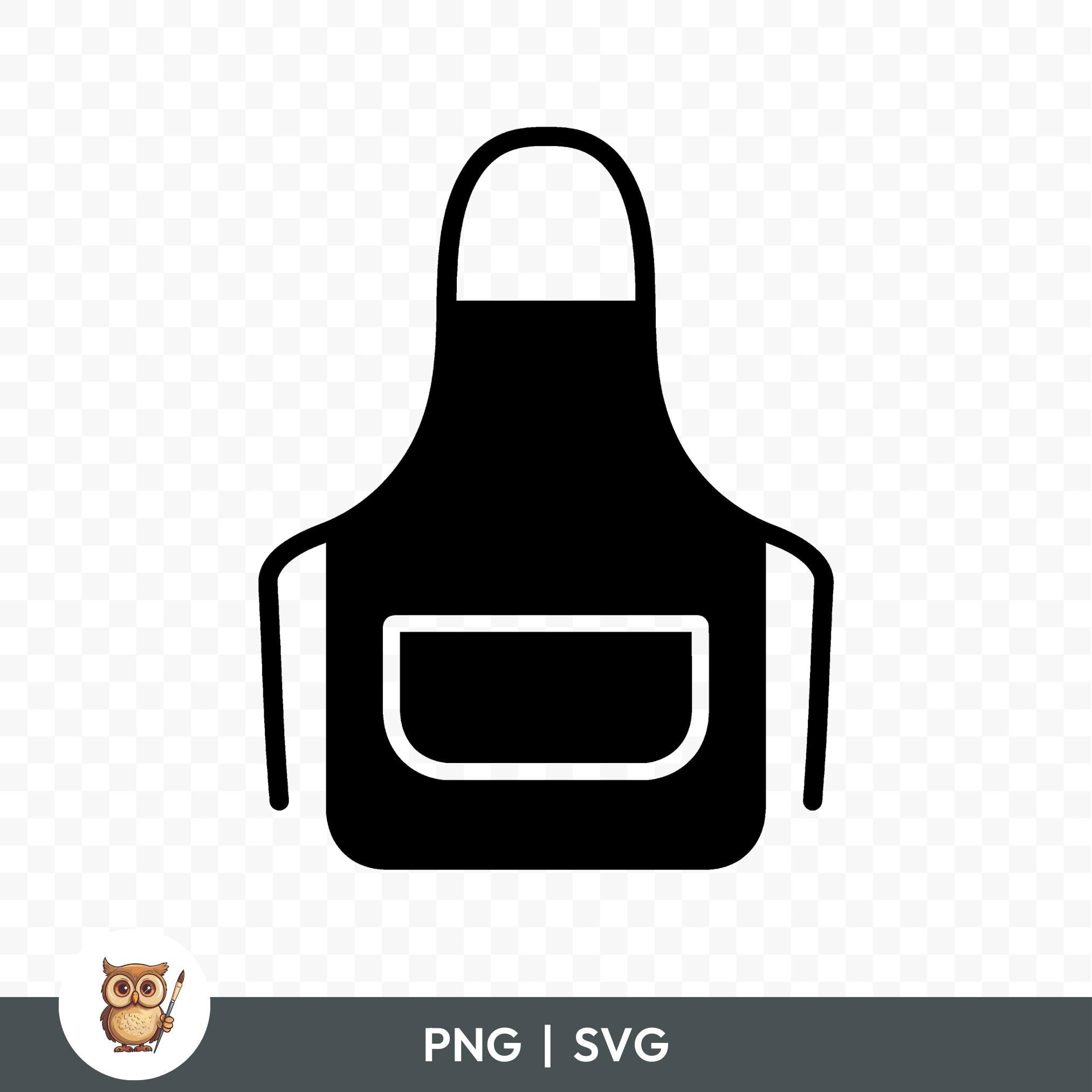 Apron Silhouette SVG Bundle, Apron Clipart, 15 Apron Cut Files for ...