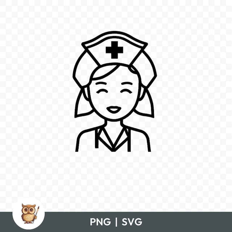 Female Nurse SVG Bundle, Nurse Clipart, 15 Nurse Cut Files for Cricut ...