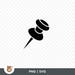 Drawing Pin SVG Bundle, Drawing Pin Clipart, 15 Pin Cut Files for ...