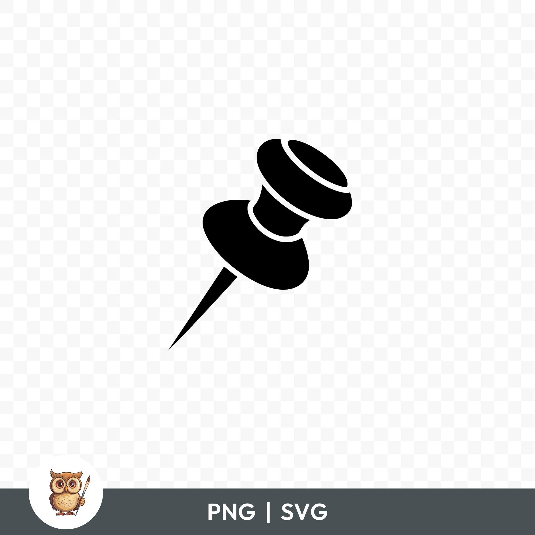 Drawing Pin SVG Bundle, Drawing Pin Clipart, 15 Pin Cut Files for ...