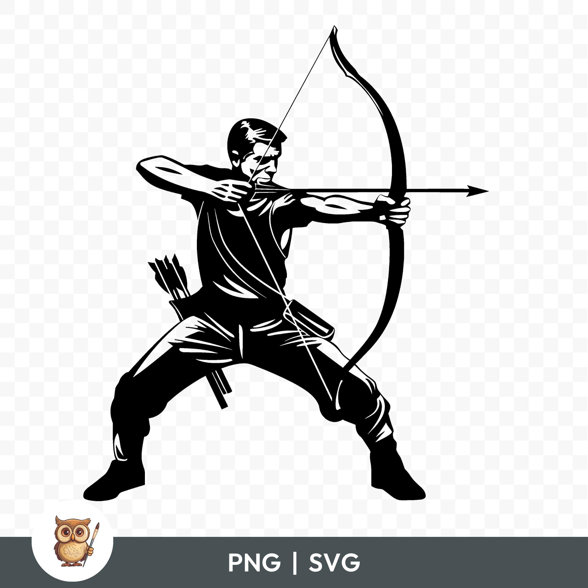 Archer SVG Bundle, Archer Clipart, 15 Archery Cut Files for Cricut, PNG ...